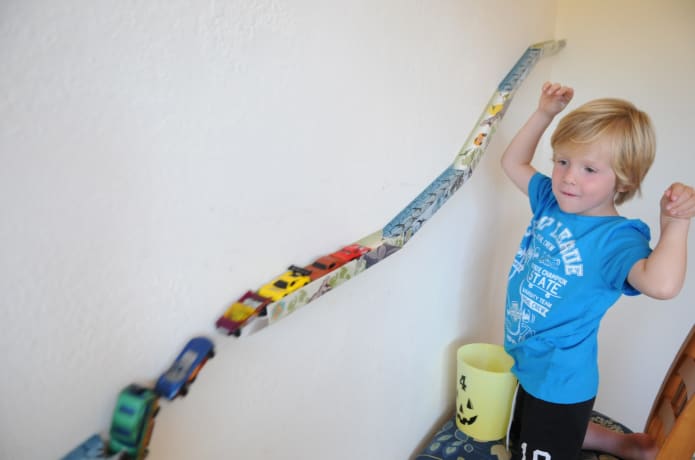 Paper Trax - a matchbox speedway on your walls! | Indiegogo
