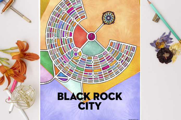 Launching the Black Rock City Illustrated Map! | Indiegogo