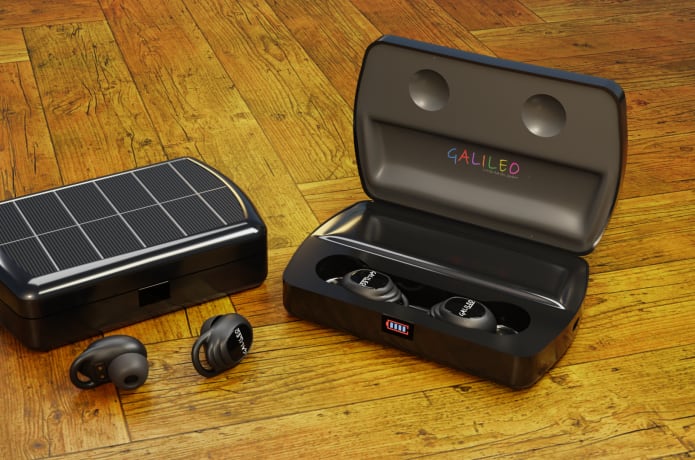 Solar Powered Earbuds with Wireless Charging Case | Indiegogo