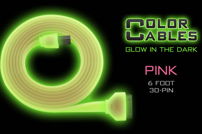Color Cables: Glow in the Dark, Charge & Sync Cables | Indiegogo