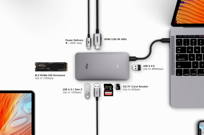 World's First M.2 NVMe Storage, USB-C Docking Hub | Indiegogo