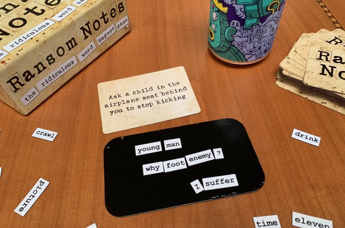 Ransom Notes: The Ridiculous Word Magnet Game | Indiegogo