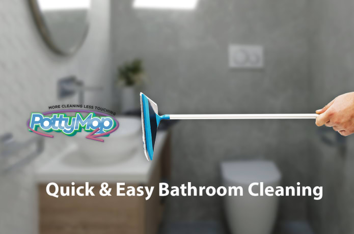 PottyMop: The Hands-Free Mop for the Bathroom | Indiegogo