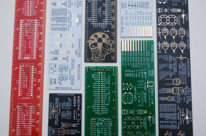 Raspberry Pi, Arduino and Electronics PCB Ruler V3 | Indiegogo