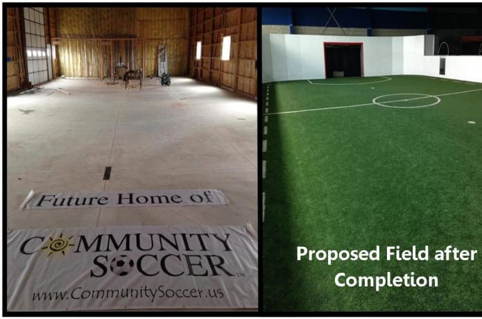 Community Soccer Indoor Soccer Field | Indiegogo