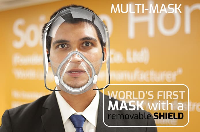 Multi-Mask : The Only Mask with a Removable Shield | Indiegogo