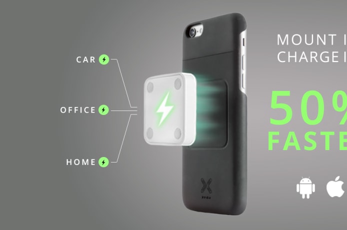 iPhone & Android Mounting System with Qi Charging | Indiegogo