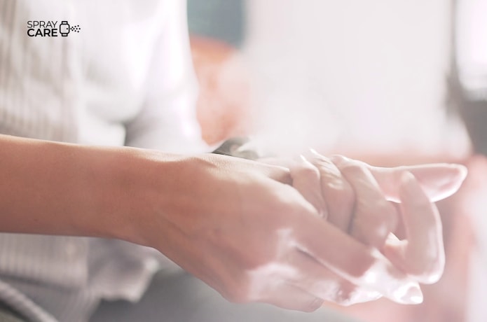 SprayCare Band - Wristband Disinfect - Your Touch | Indiegogo