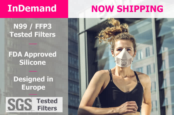 S2 - Silicone Mask & lab tested FFP3 - N99 Filters | Indiegogo