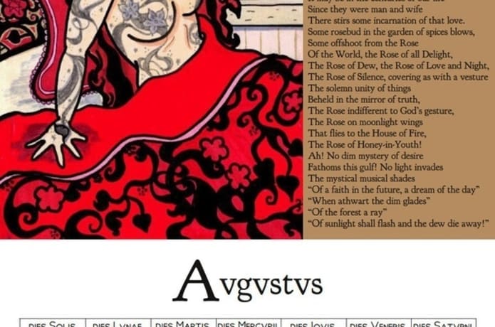 Thelemic Seasonal Holy Day Wall Calendar | Indiegogo