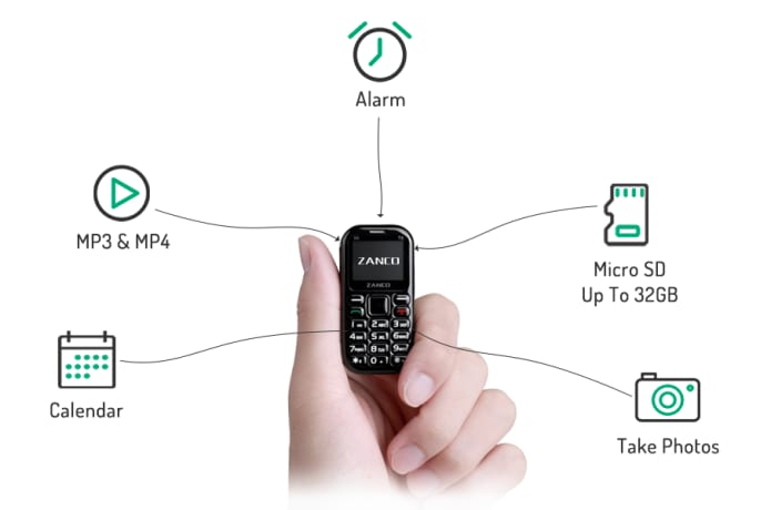 Zanco tiny t2, The World's Smallest Phone | Indiegogo