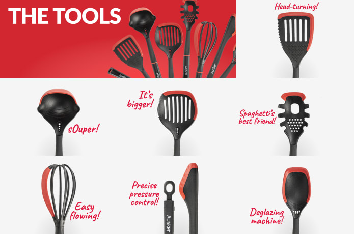 The Ausker multi-functional kitchen utensils | Indiegogo