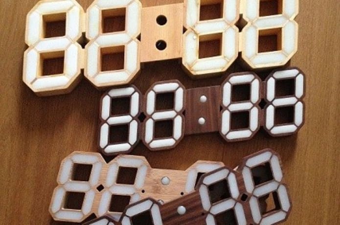 magictime,Smart wooden led clock | Indiegogo