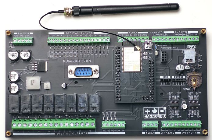 Fully-Featured Arduino MEGA 2560 compatible PLC | Indiegogo