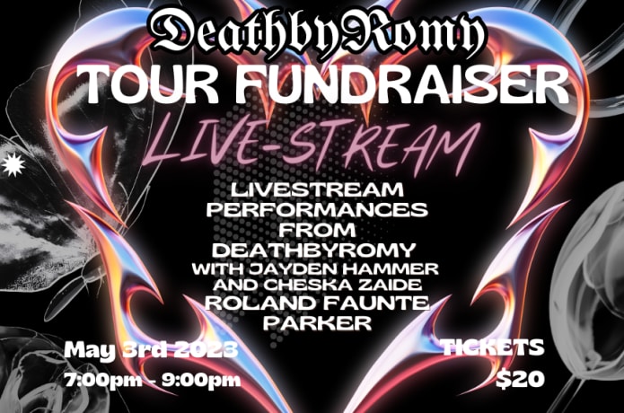 DEATHBYROMY TOUR FUNDRAISER & LIVESTREAM | Indiegogo