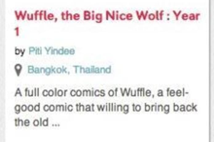 Wuffle, The Big Nice Wolf : Year 1 | Indiegogo