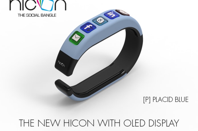 Hicon is all your social networks, made wearable! | Indiegogo
