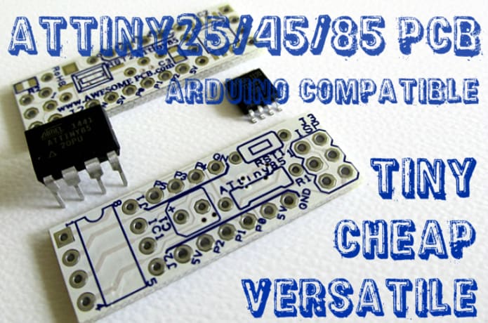 ATtiny85 - TINY CHEAP VERSATILE ARDUINO COMPATIBLE | Indiegogo