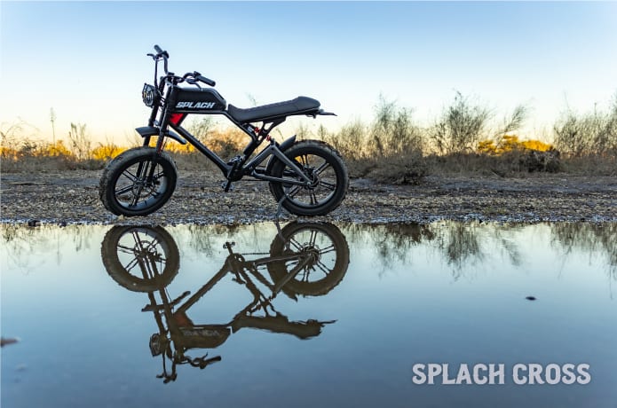 SPLACH CROSS: Motorcycle-Like Hi-Tech Ebike | Indiegogo