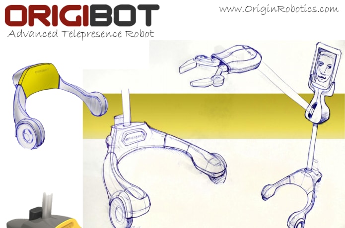 ORIGIBOT2 Telepresence Robot Platform with Gripper | Indiegogo