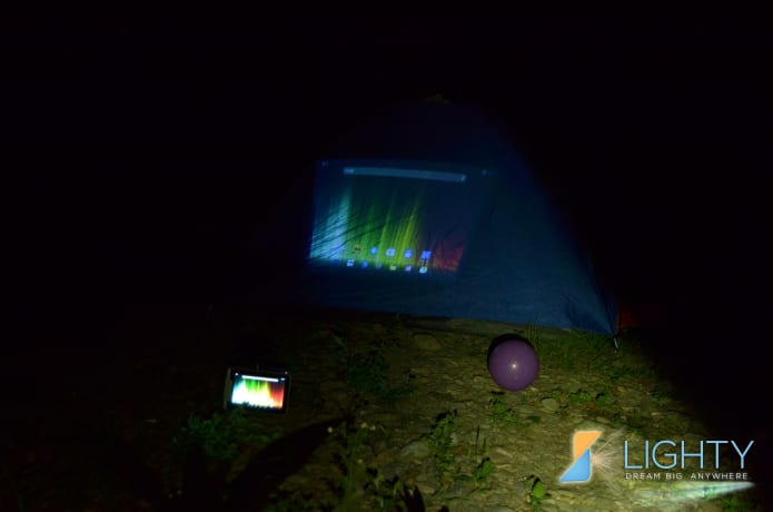 Lighty - World's First Robotic HD Laser Projector | Indiegogo