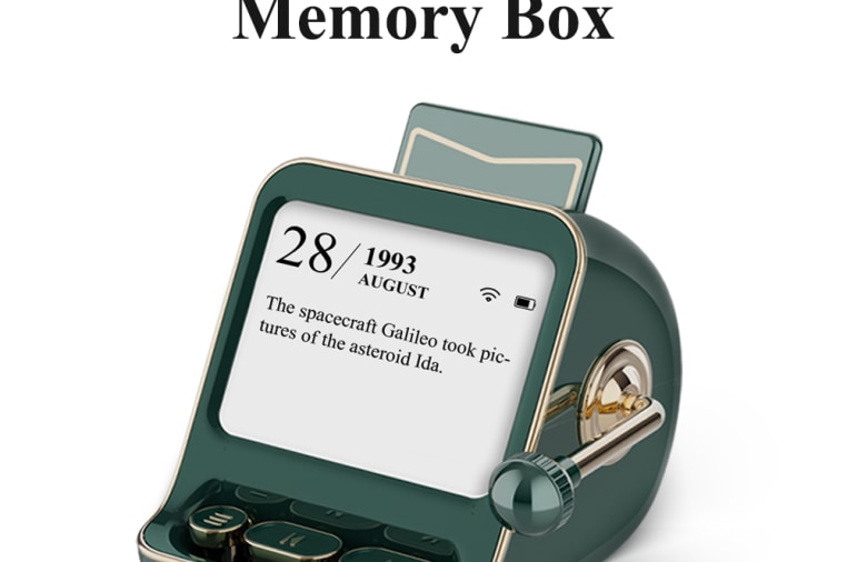 Memory Box: #ThisDayInHistory on Your Desk | Indiegogo
