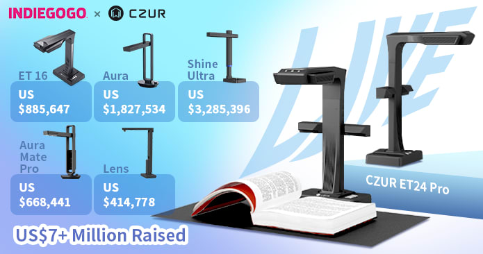 ET24 Pro - Incomparable Professional Book Scanner | Indiegogo ET24 Pro - Incomparable Professional Book Scanner | Indiegogo