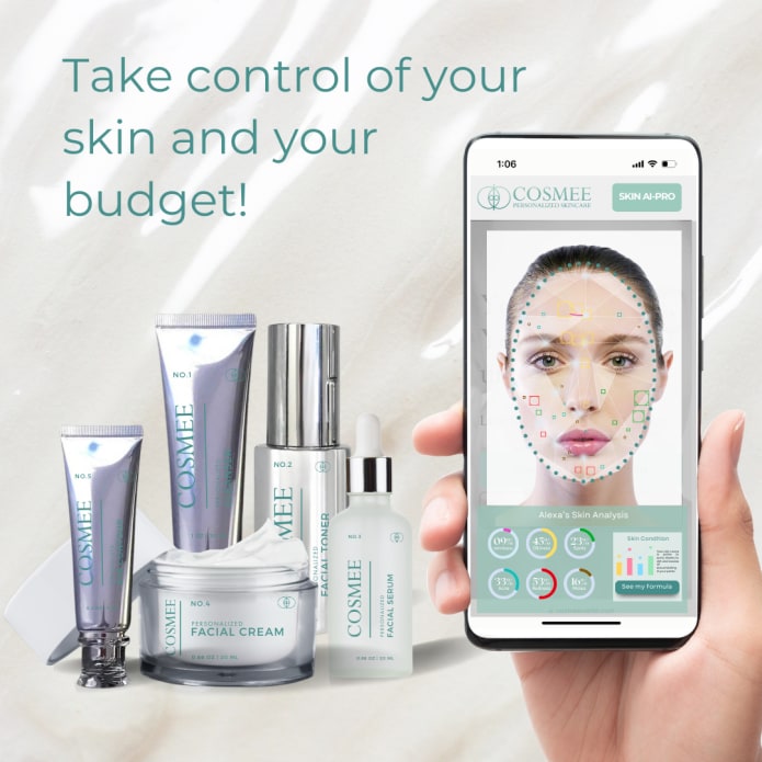 Personalized skin care store