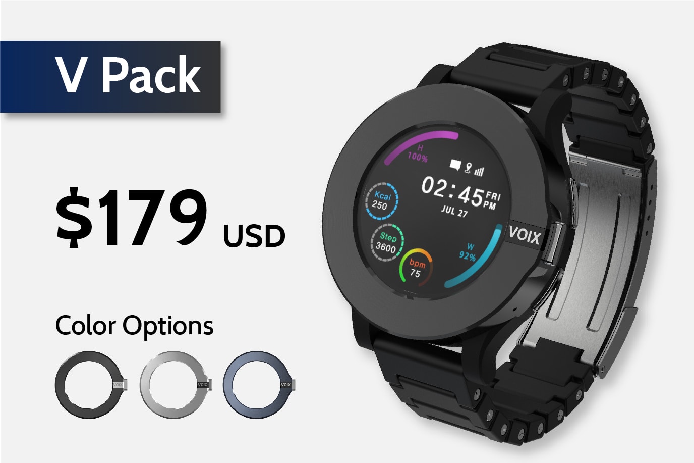 The First Smartwatch with built in BT Headset Indiegogo