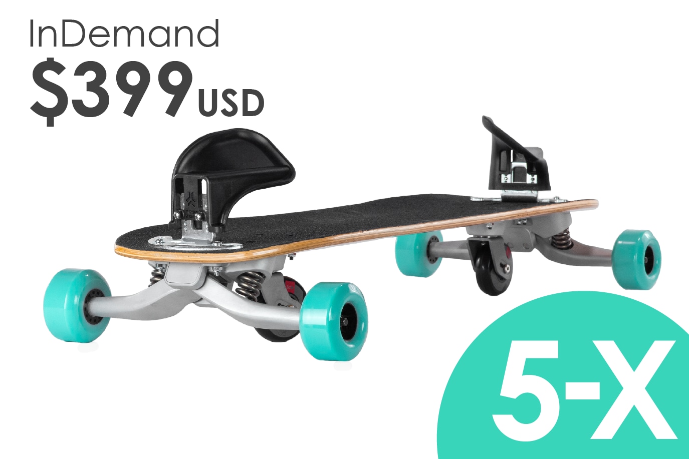 Freebord 5-X: The latest In Skateboard Technology | Indiegogo