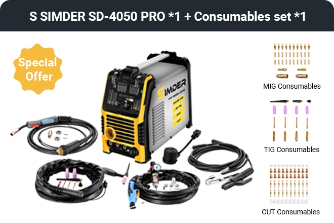 S SIMDER Mig Welder Semi-Automatic 110V 220V Inverter MIG, 53% OFF